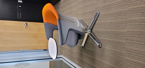 Used Steelcase 'i2i' Lounge Chair w/ Swivel Base | Lounge Chairs ...