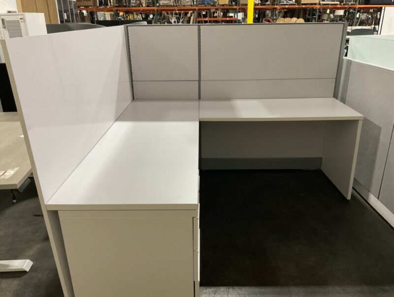 Used Teknion 6x6 Leverage Workstation | Cubicles | Hayward, CA