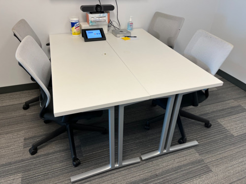 Used Herman Miller 'Everywhere' Rectangular Table | Training | Redwood ...